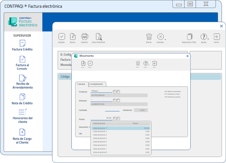 CONTPAQi® Factura Electrónica | GRUPO SOADDI